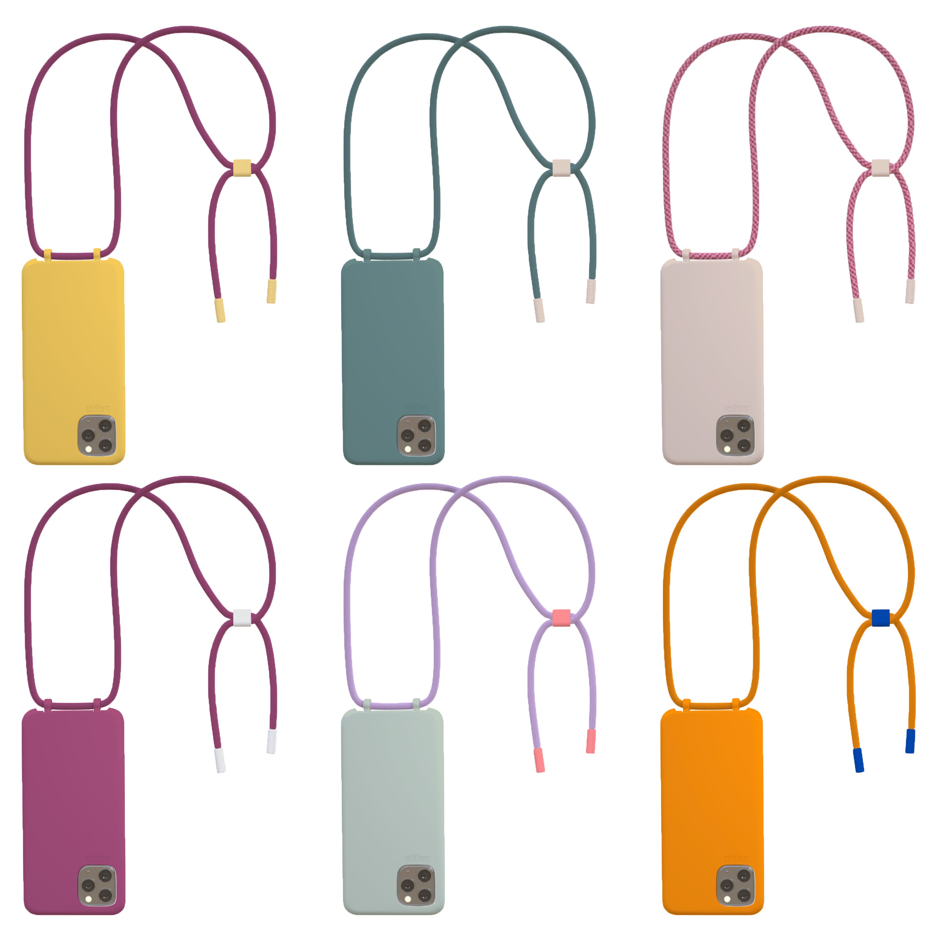 IPhone Case With Detachable and Adjustable Lanyard, Cord, Strap 2 in 1 ...