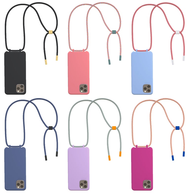 Crossbody Phone Case With Strap, Detachable and Adjustable Lanyard ...