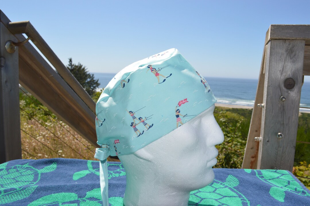 Wake Boarding Mens Style Surgical Scrub Cap. 1 - Etsy