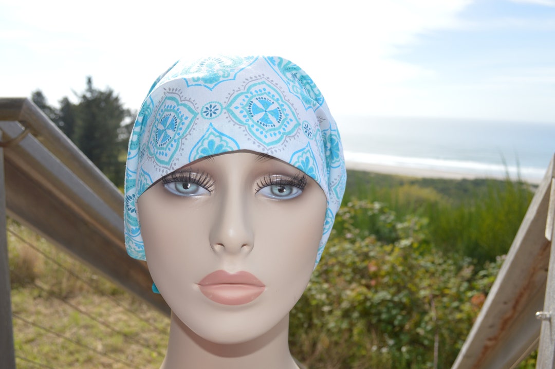 The Taj Mahal Womens Surgical Scrub Cap. Scrub Hat, Nurse Cap, Doctor ...
