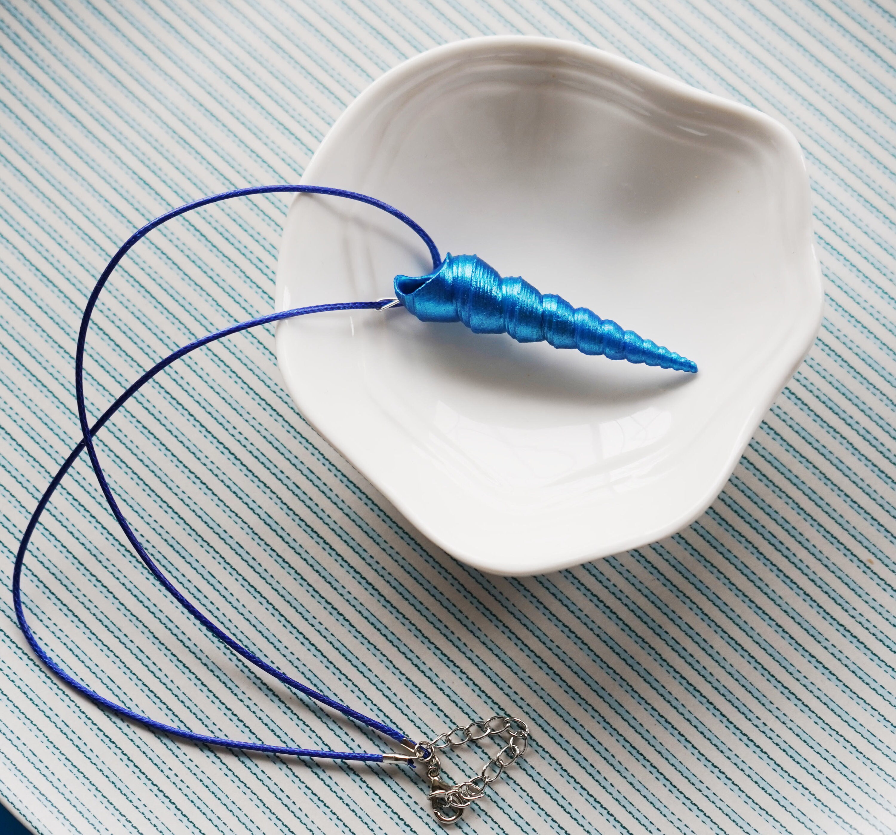 Genuine Shell Stardew Valley Mermaid Pendant-inspired Blue - Etsy