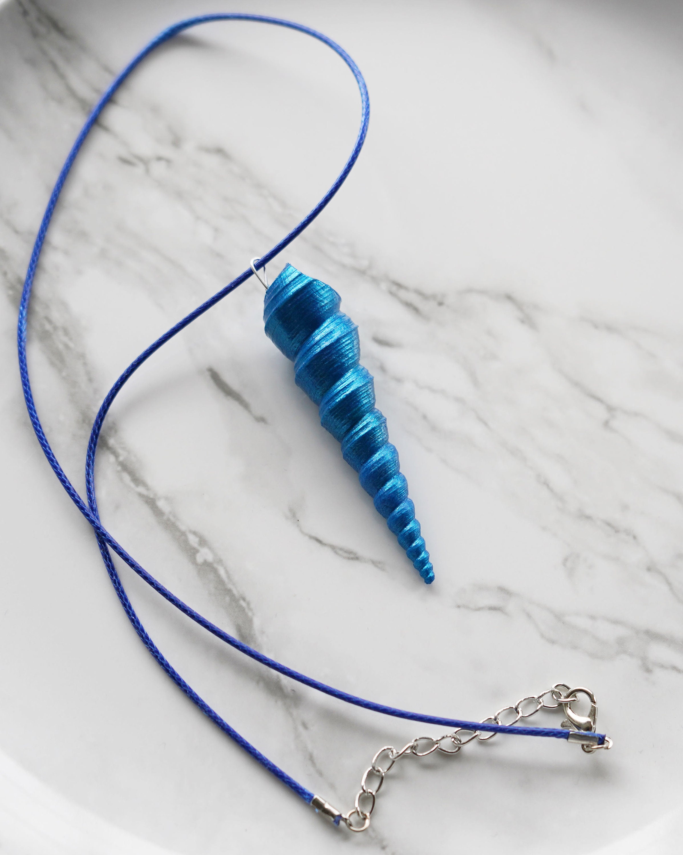 Genuine Shell Stardew Valley Mermaid Pendant-inspired Blue - Etsy