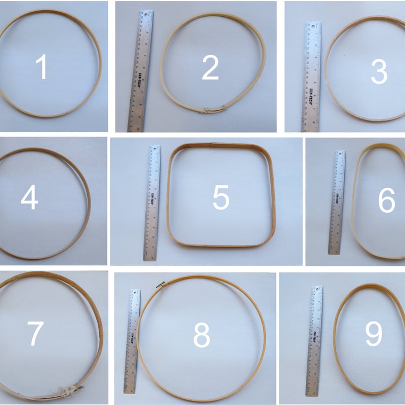 Wood Craft Hoops - Etsy