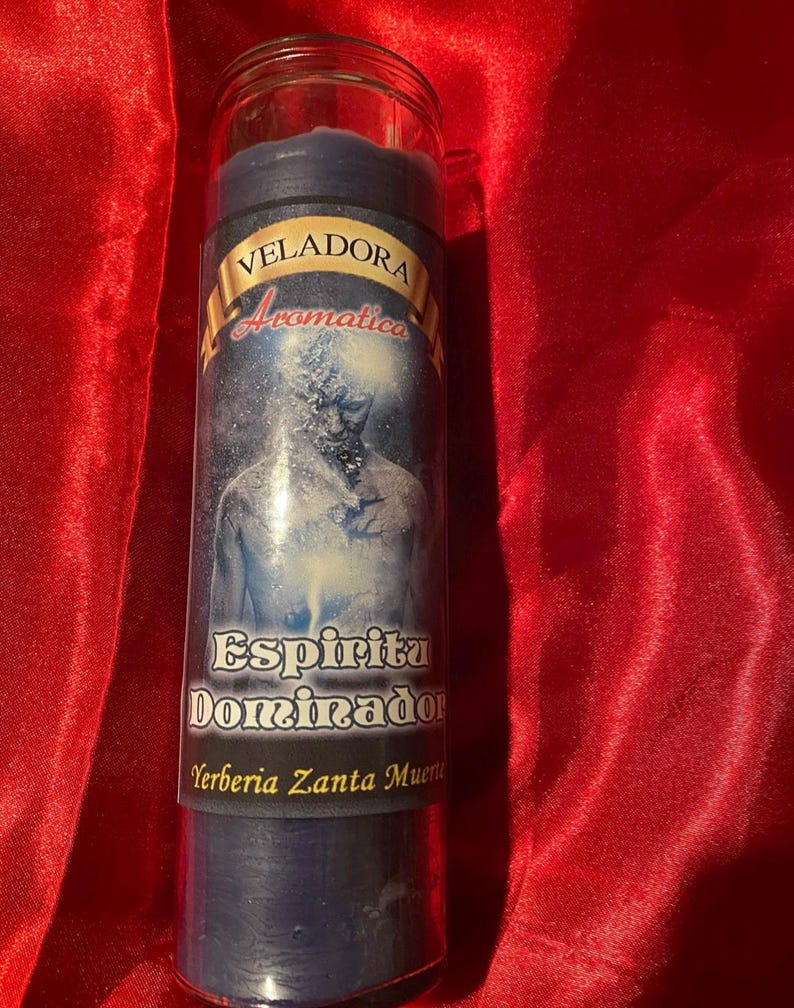 Veladora Espiritu Dominador Preparada Y Lista Para El Altar - Etsy