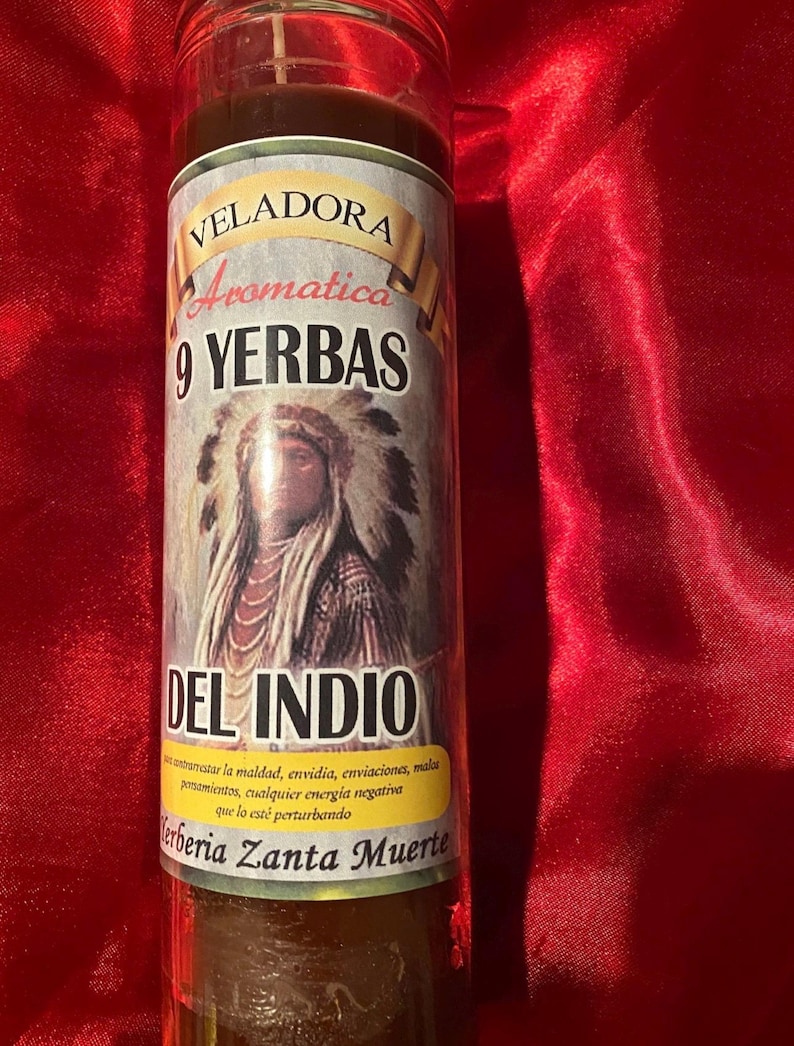 Veladora 9 Hierbas De Indio Preparada Y Lista Para El Altar - Etsy
