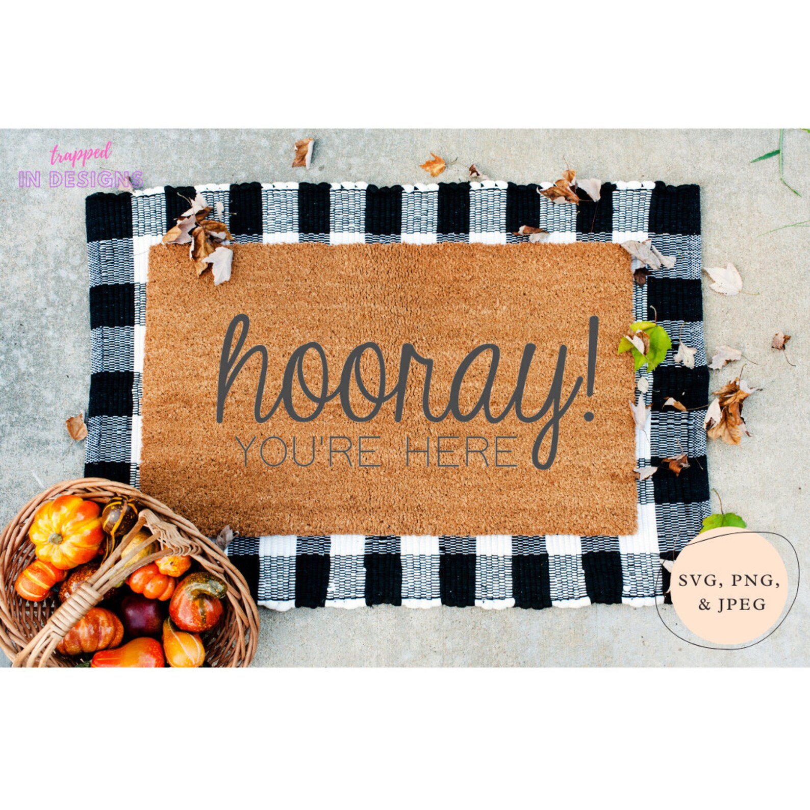 Hooray You're Here Cut File, Digital Download, SVG PNG JPEG - Etsy