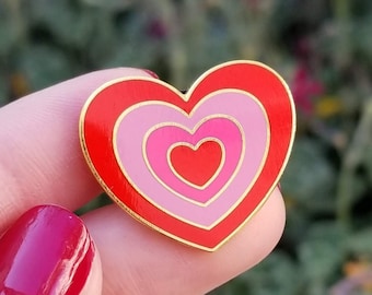 Heart Pins - Etsy