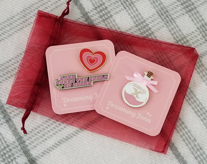 Nostalgic Cartoon Pins Blind Bag Version 1, Cute Gift Mystery Cartoon ...