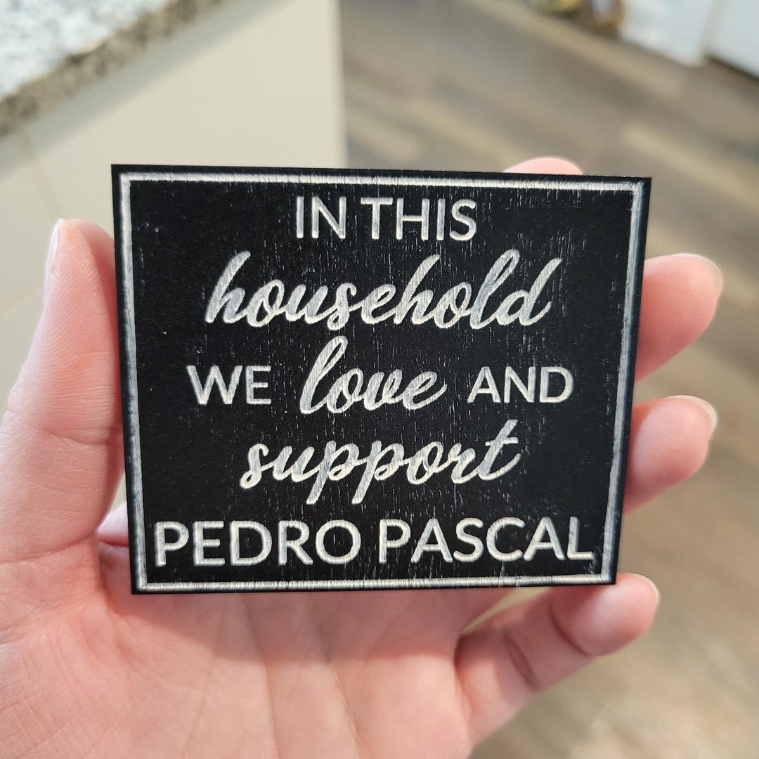 Shabby Chic Pedro Pascal Fridge Magnet | Funny Gift for Fangirls | in ...