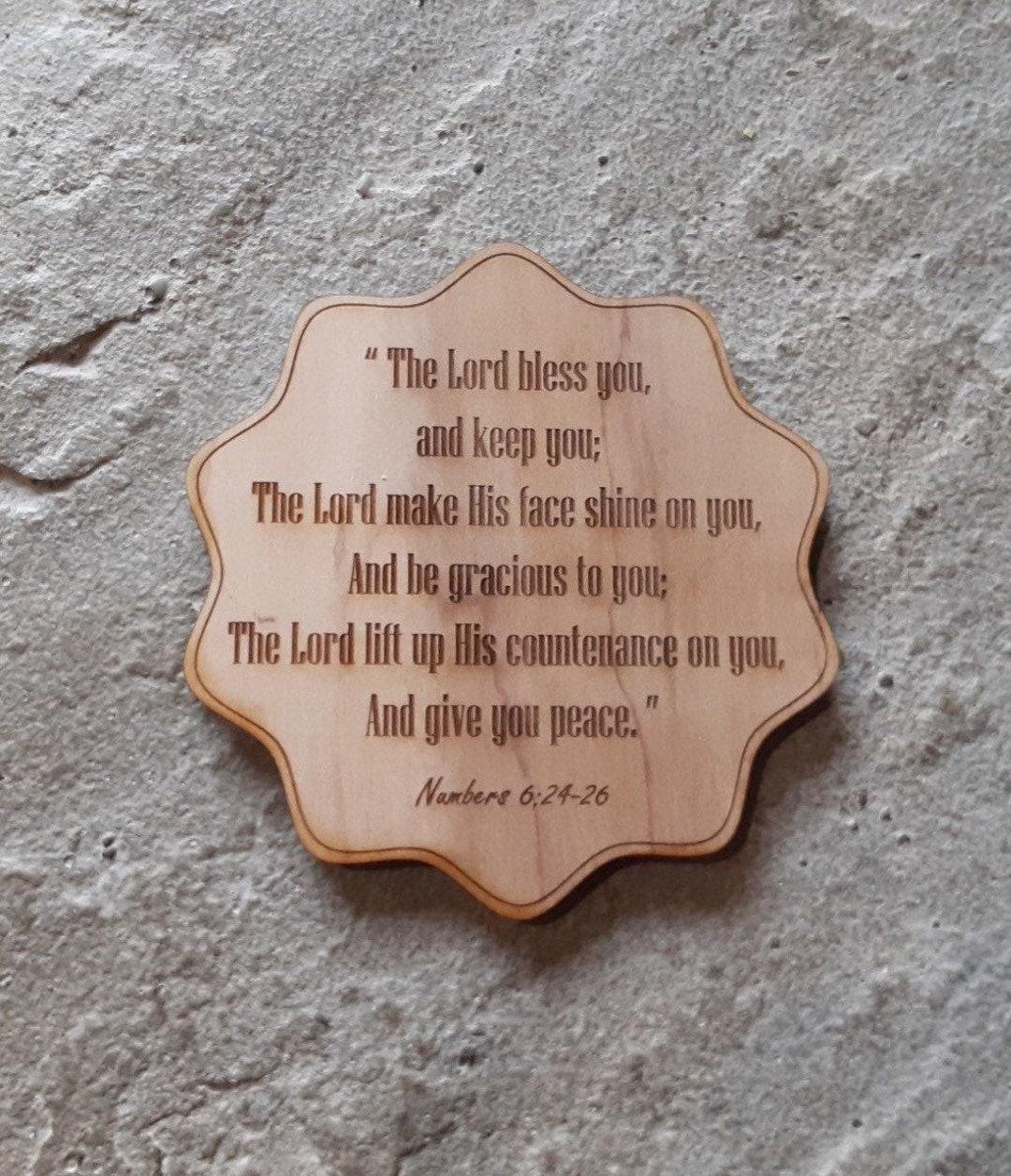 The Lord Bless You Coasters, Rosary Coaster, Numbers 6 Coaster, Prayer ...