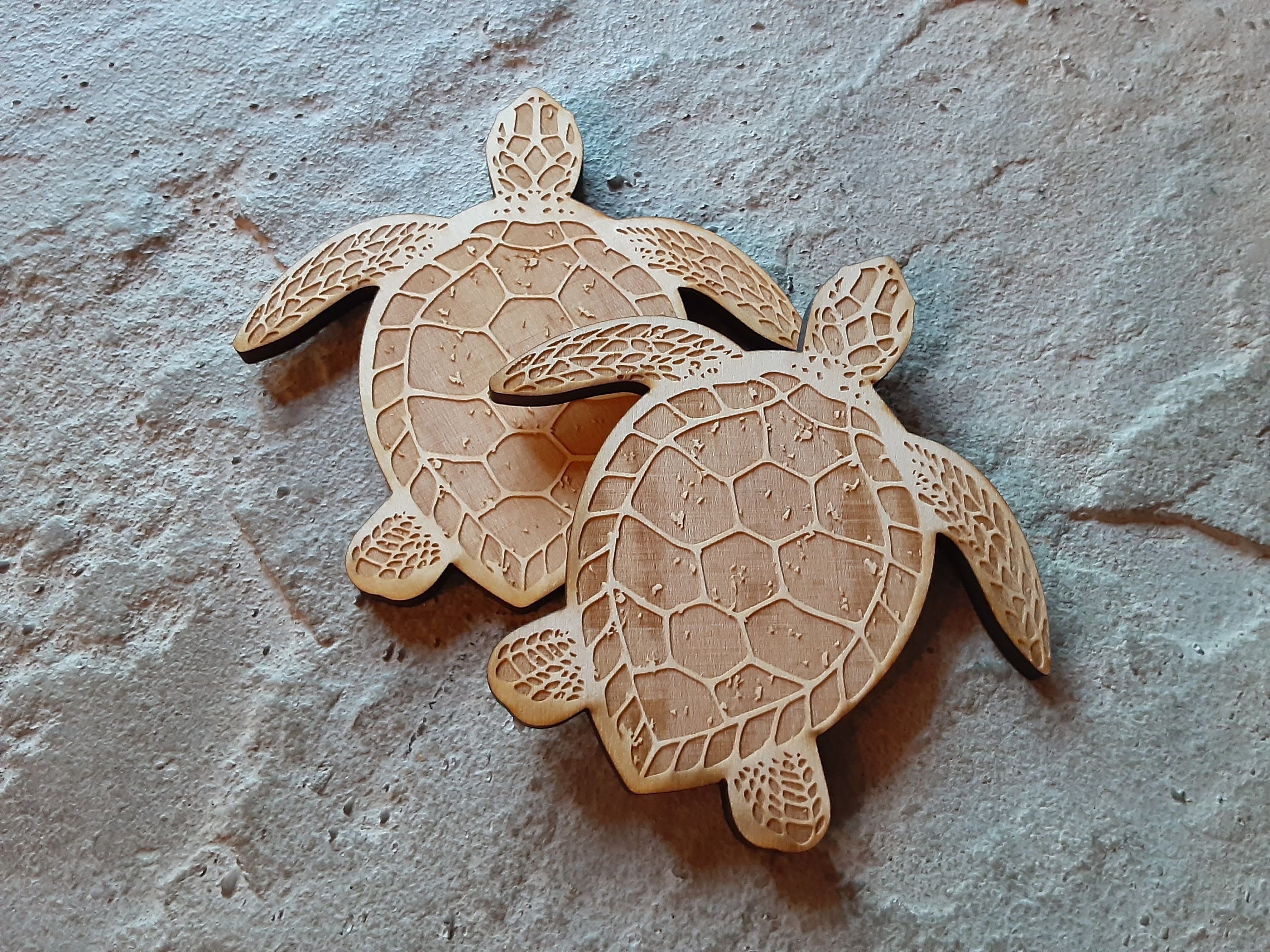 Sea turtle coasters turtle coasters sea turtle coaster set | Etsy