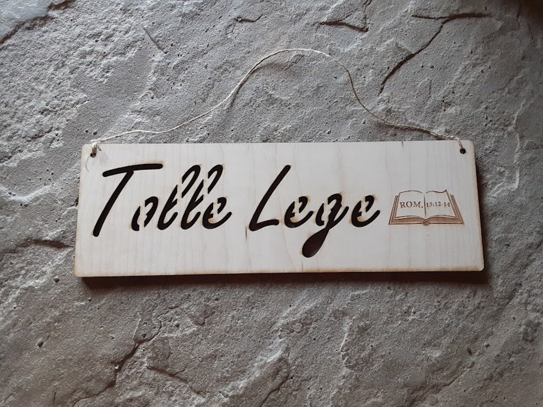 Tolle Lege Sign, Saint Augustine Sign, St Augustine of Hippo, Saint ... Tolle Lege Sign, Saint Augustine Sign, St Augustine of Hippo, Saint ...