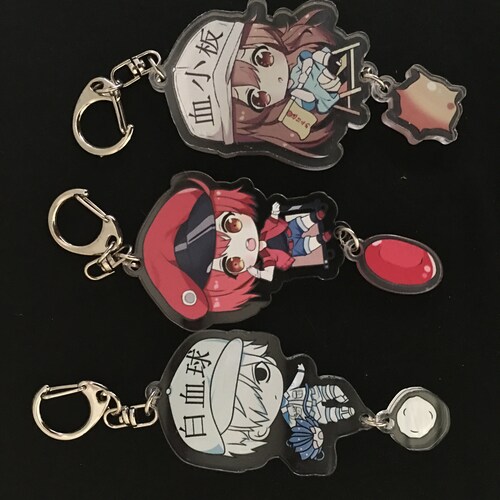 Cells at Work : Acrylic Keychain | Etsy