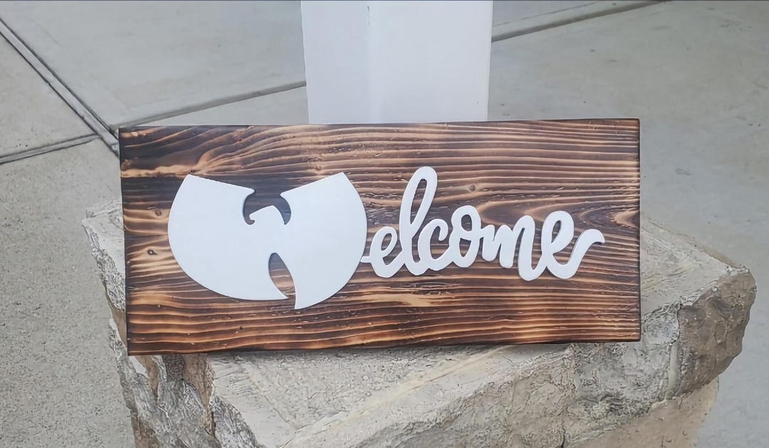 Wu Tang Welcome Plaque - Etsy