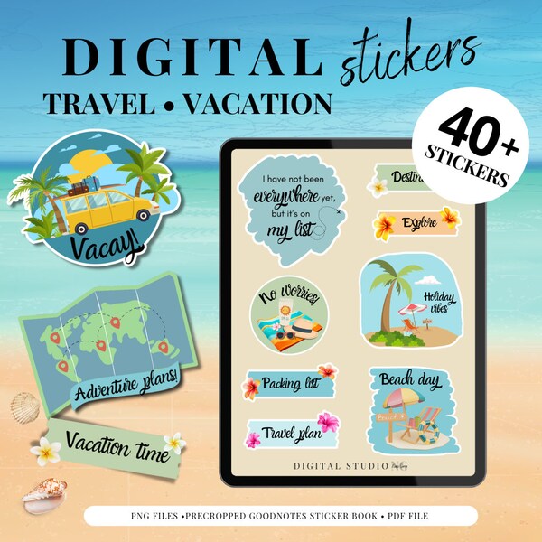 Travel Stickers - Etsy