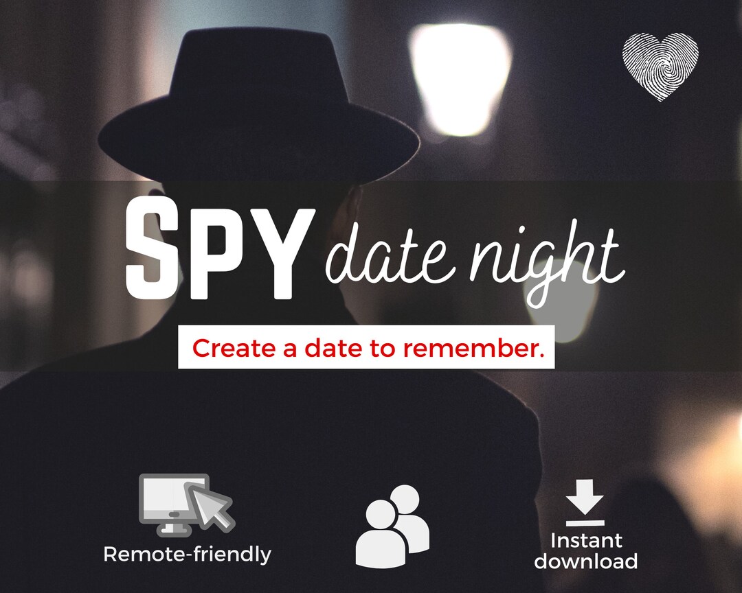 Spy Themed Date Night at Home Date Night Ideas Fun Couple - Etsy Canada