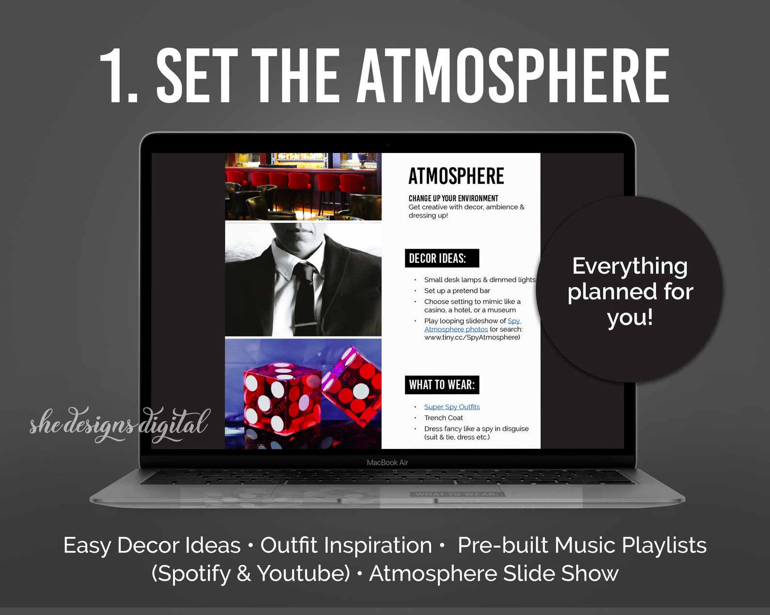 Spy Themed Date Night At Home Date Night Ideas Fun Couple | Etsy