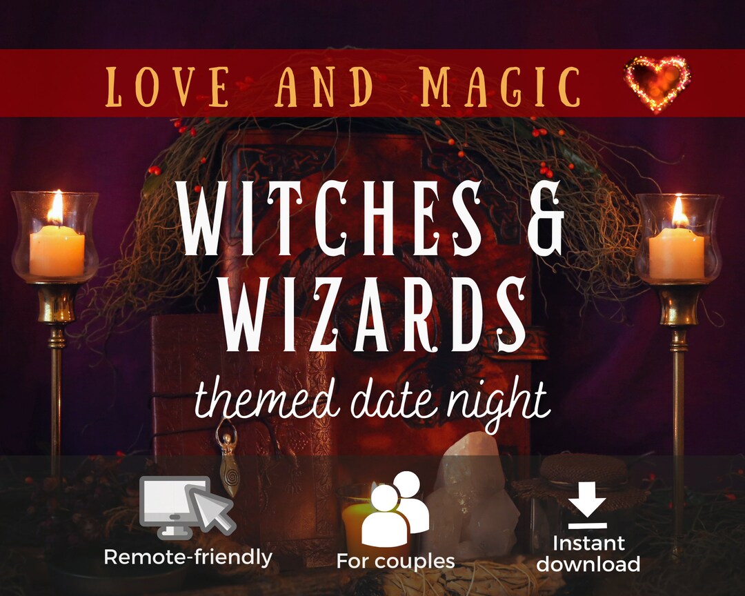Love & Magic Date Night Witches and Wizards Theme Fantasy - Etsy