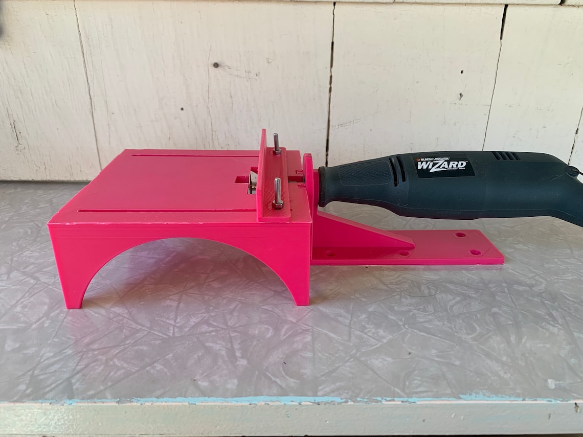 3D Printed Rotary Tool Table Saw Attachment - Etsy