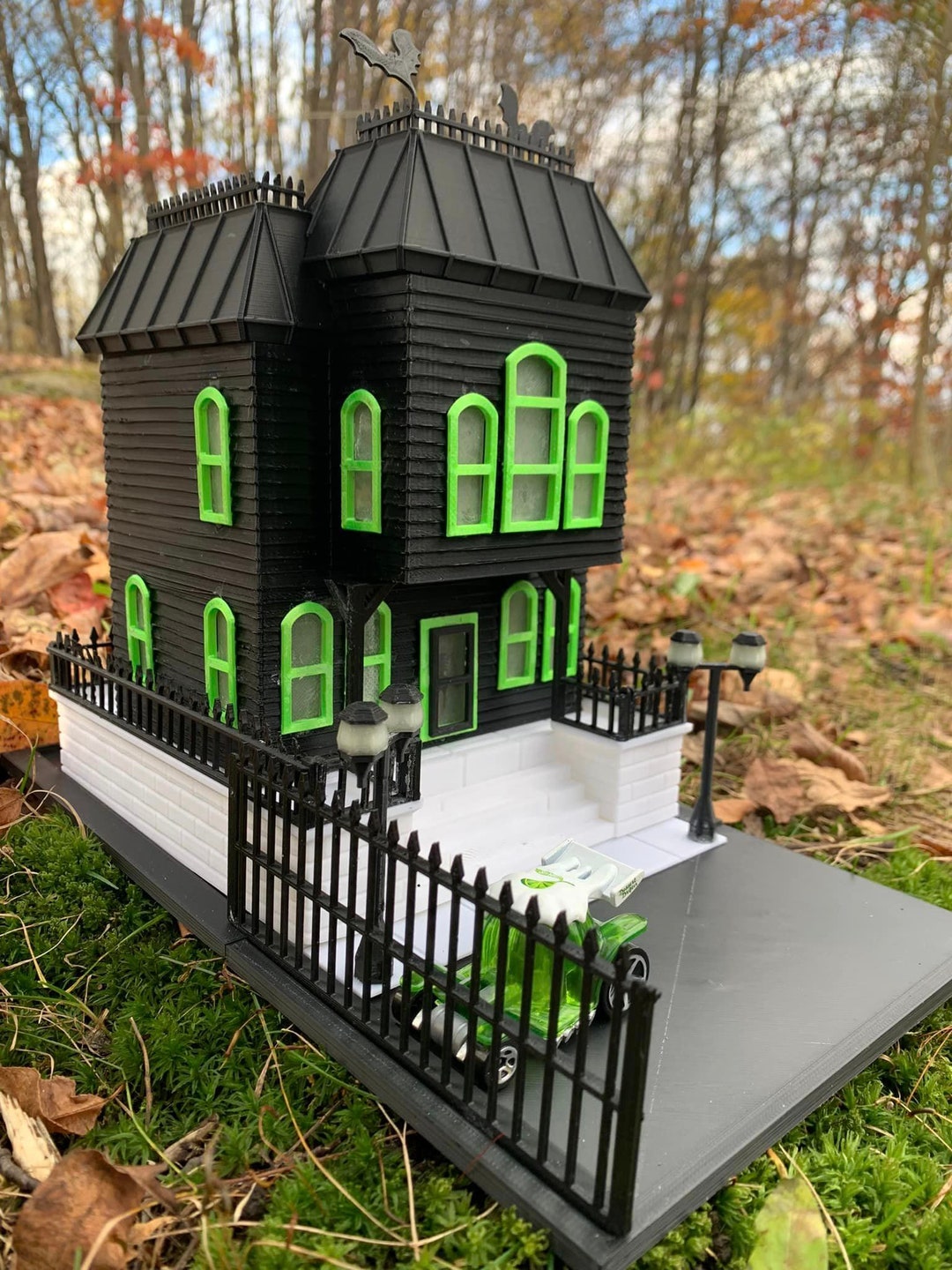 Haunted House - Diecast Car Scale - 3D Print - Etsy