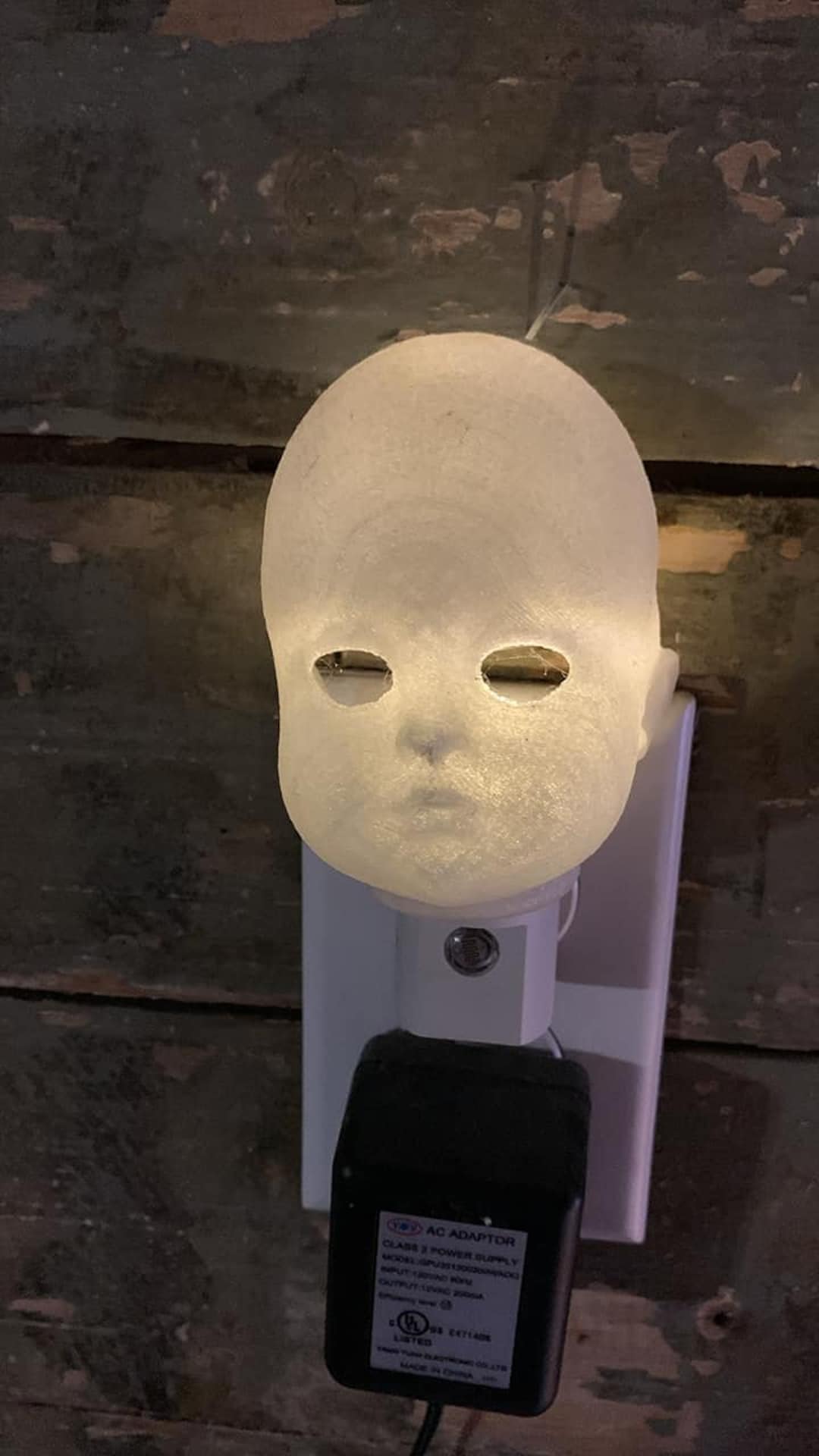 3D Print - Doll Head Night Light - Etsy