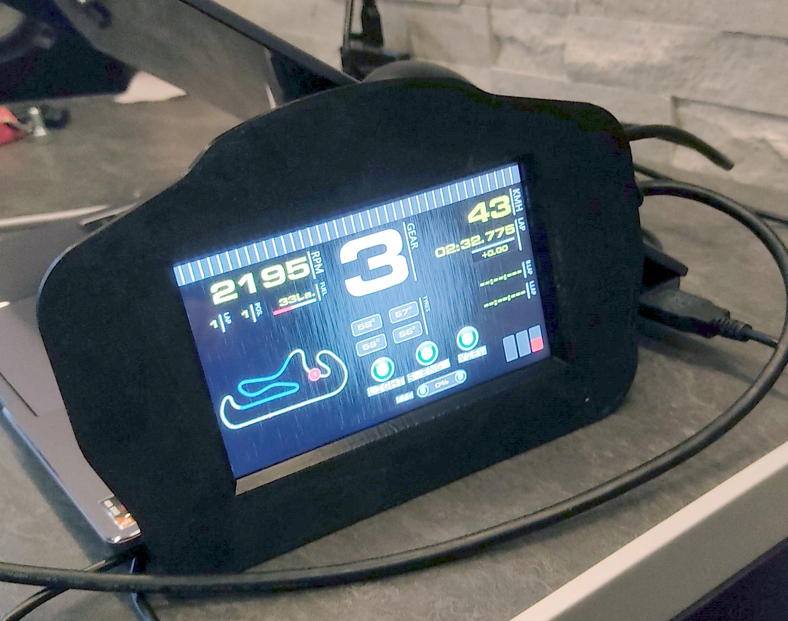 Dashboard afficheur DIY GT3 simracing box dash porsche - Etsy France