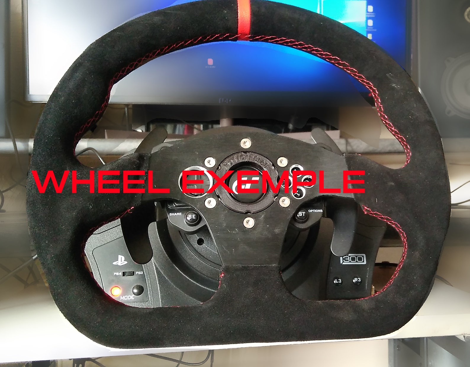 T300 T300rs Tx Tmx Pro Custom Wheel Adapter for Thrustmaster Simracing ...