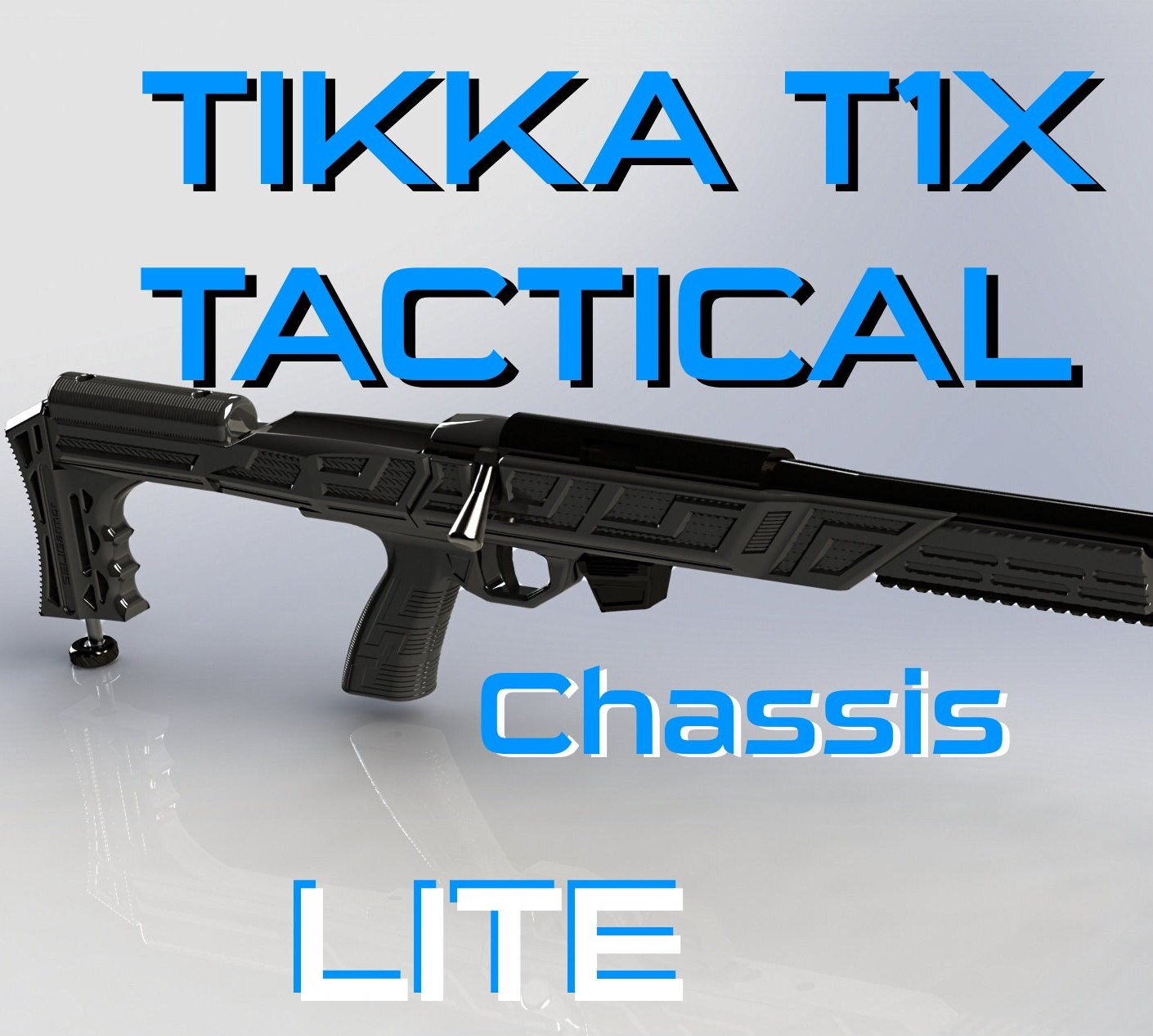 Training Chassis Tikka T1x Tactical Lite 3d - Etsy