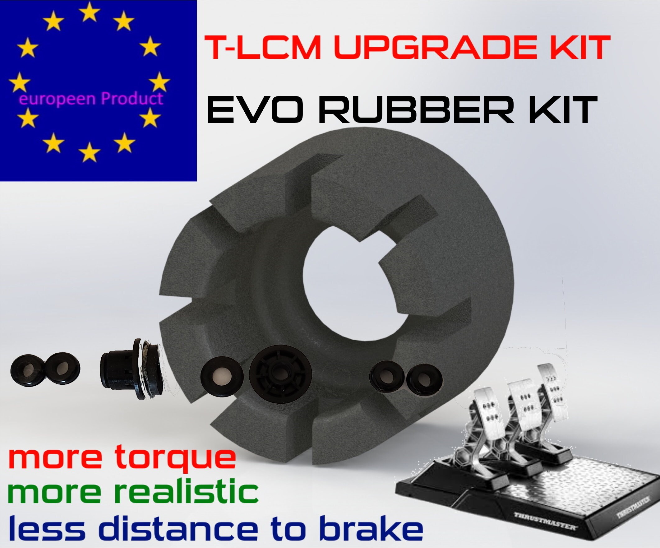 T-LCM Rubber Upgrade MOD BRAKE Kit for Tlcm More Stronger More - Etsy UK