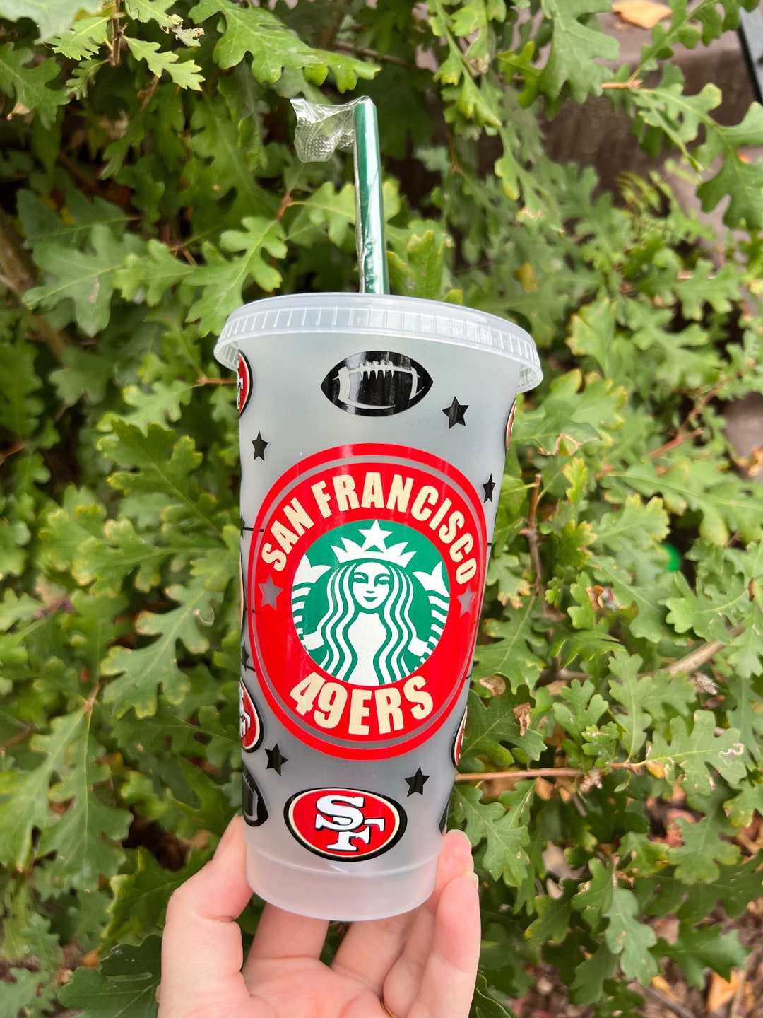 San Francisco 49ers Starbucks Cup | 49er Starbucks Cup - Etsy