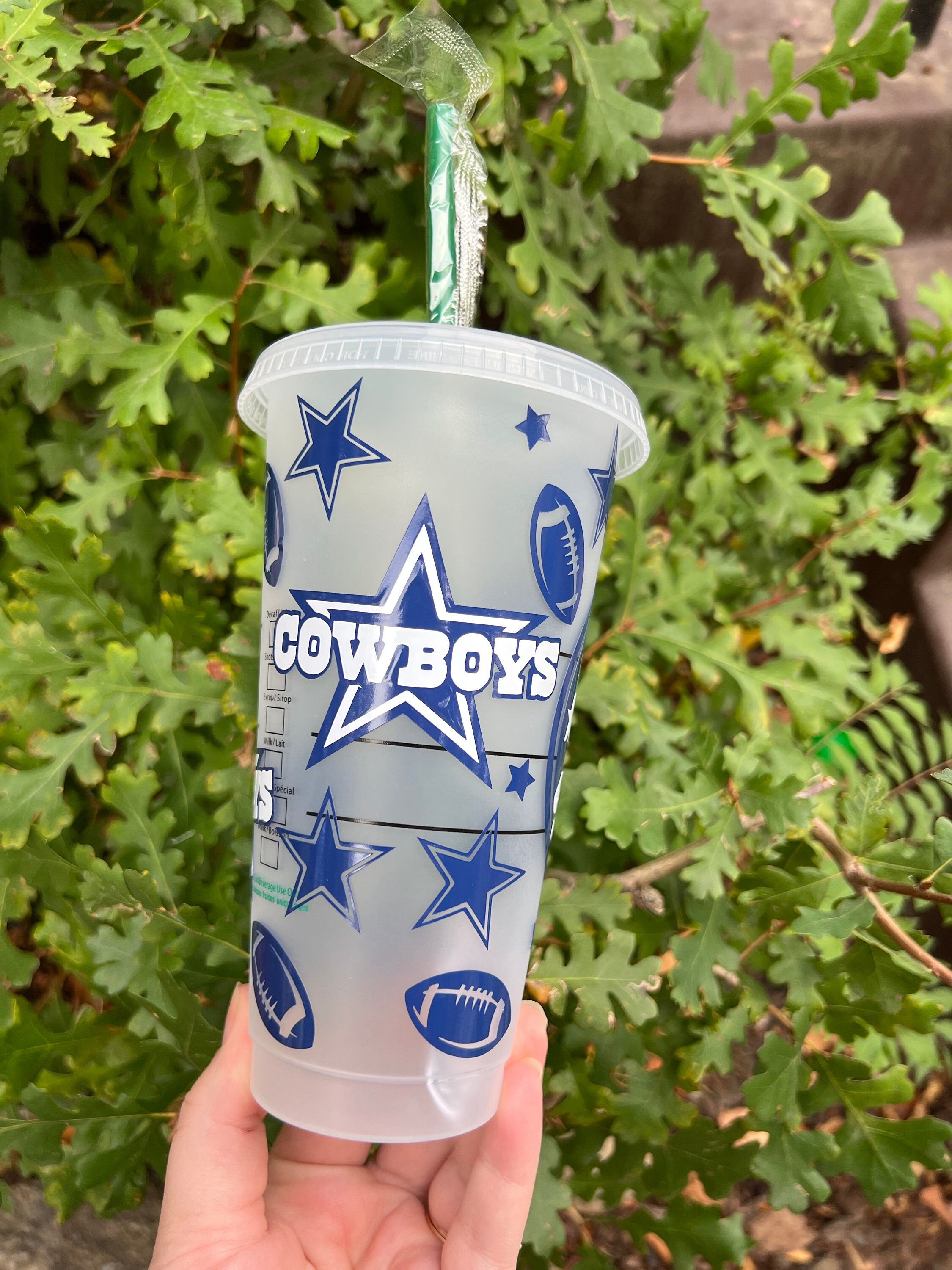 Dallas Cowboys Football Starbucks Cup| Football Fans Starbucks Custom ...