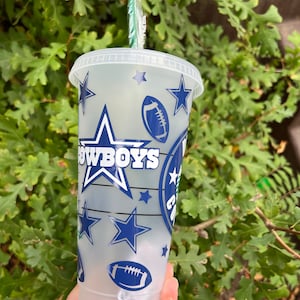 Dallas Cowboys Football Starbucks Cup| Football Fans Starbucks Custom ...
