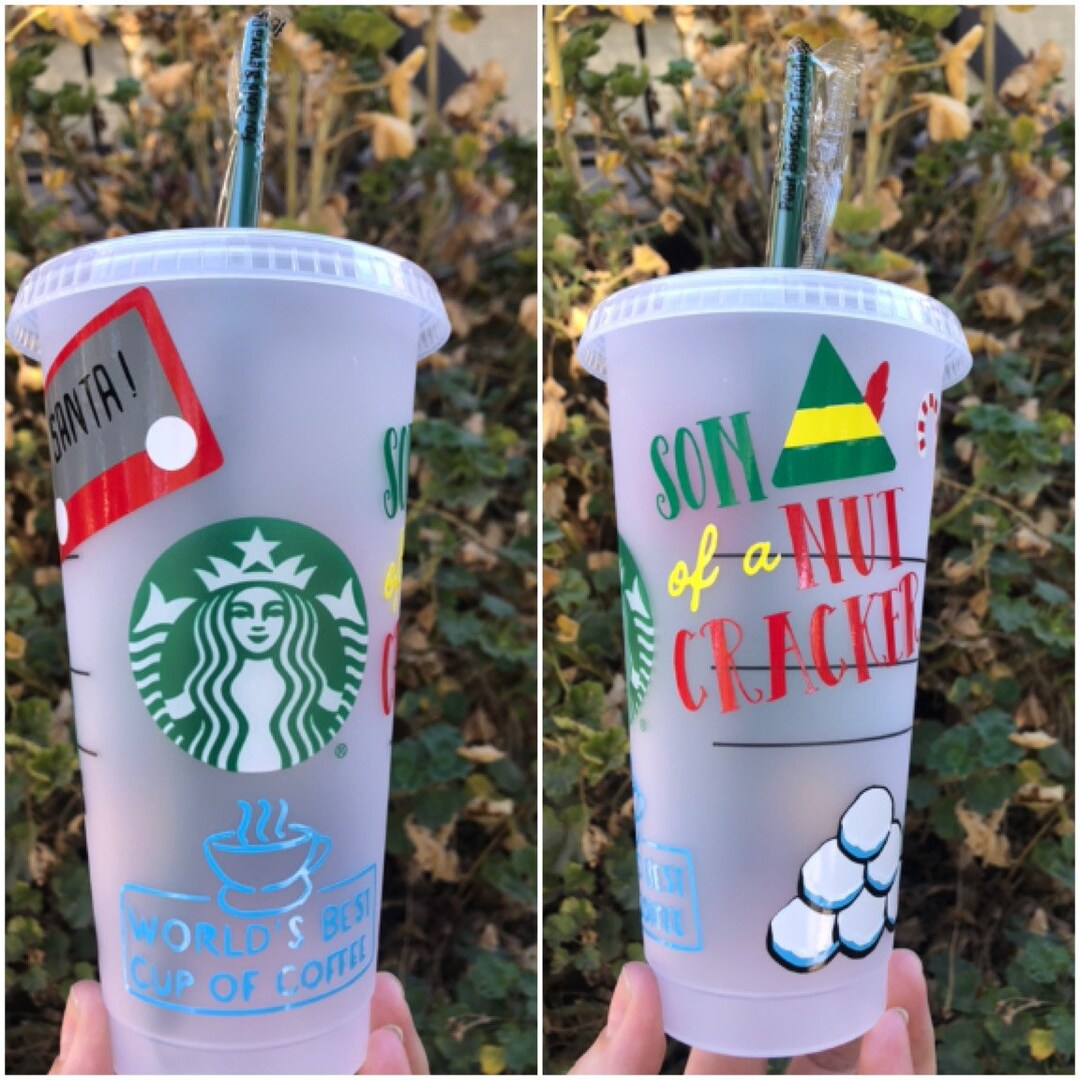 Elf the Movie Starbucks Cup Buddy the Elf Cup Christmas Cup Elf ...