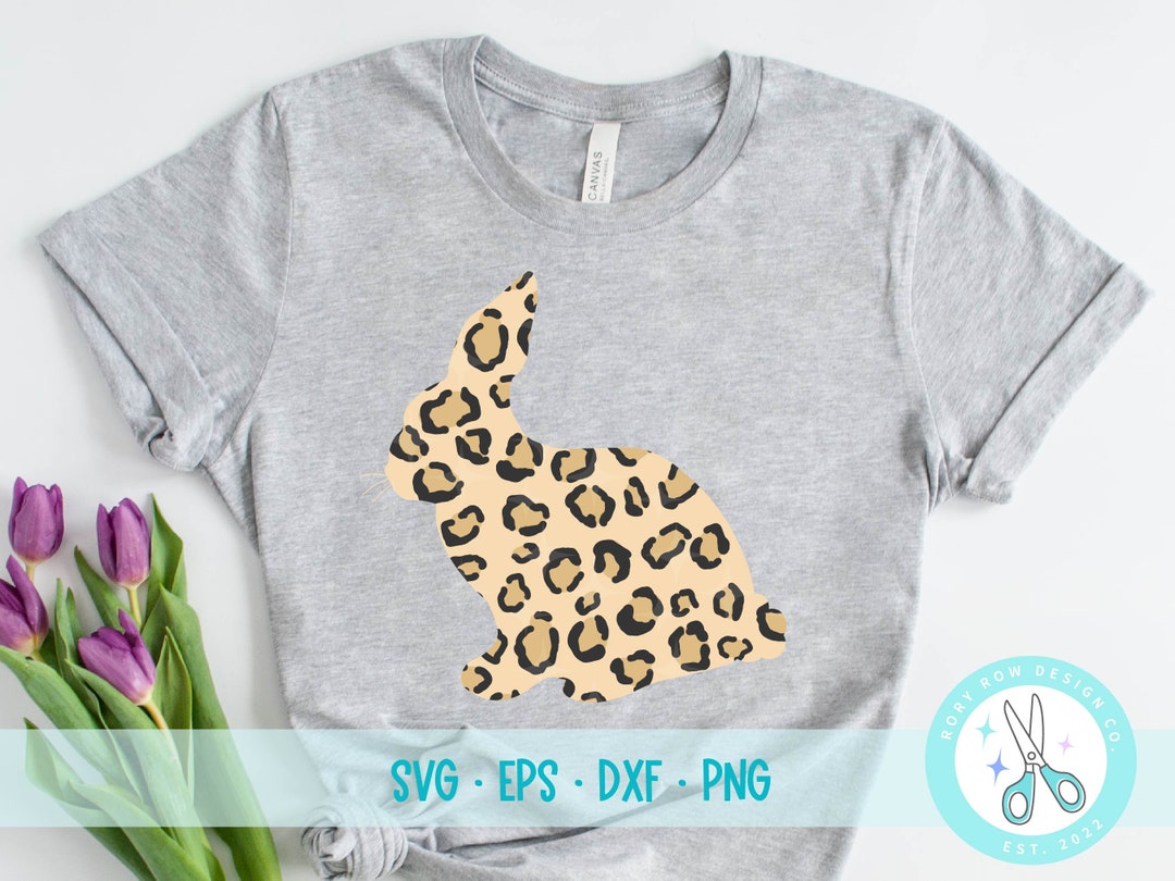 Cheetah Bunny Svg︱easter Bunny Svg, Happy Easter Svg, Spring SVG ...