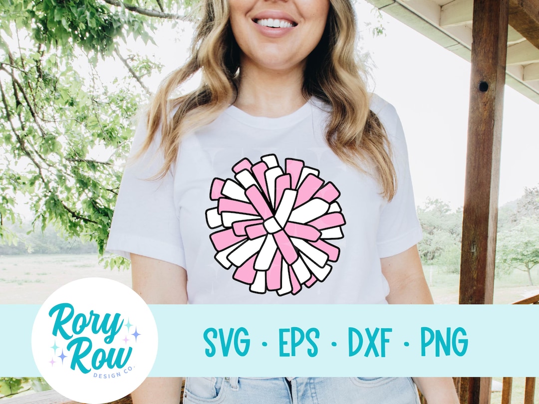 Pom Pom Svgcheer Svgcheerleader Svg poms Svgcheer - Etsy