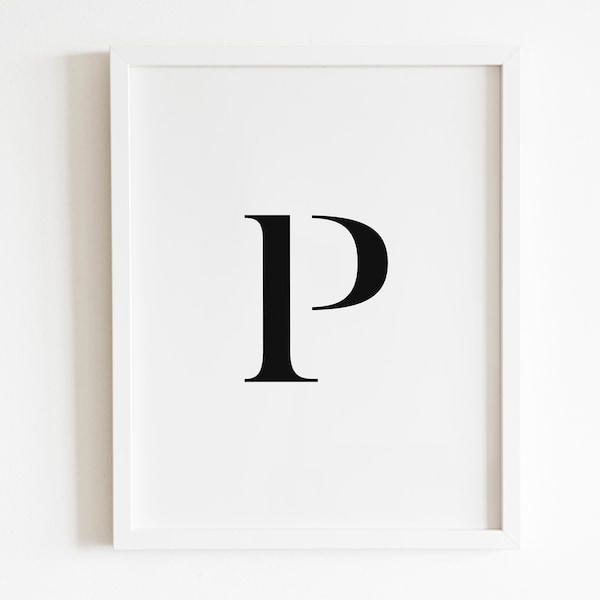 Letter P Print - Etsy