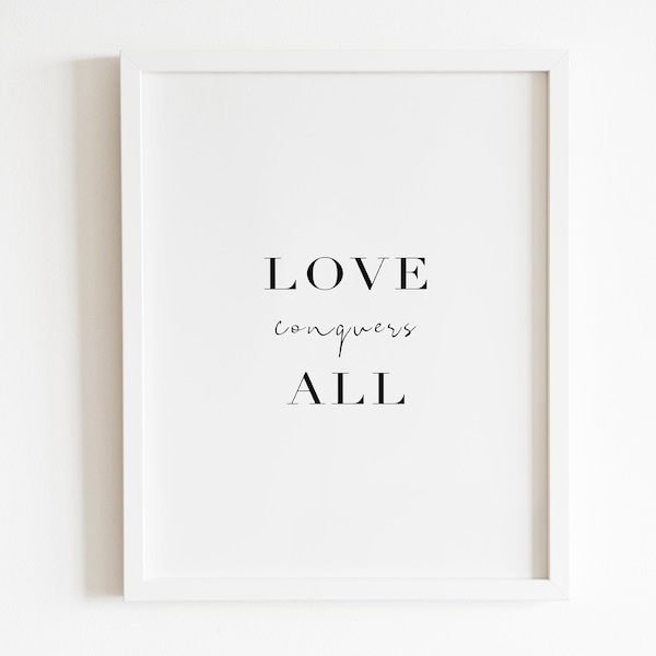 Love Conquers All - Etsy