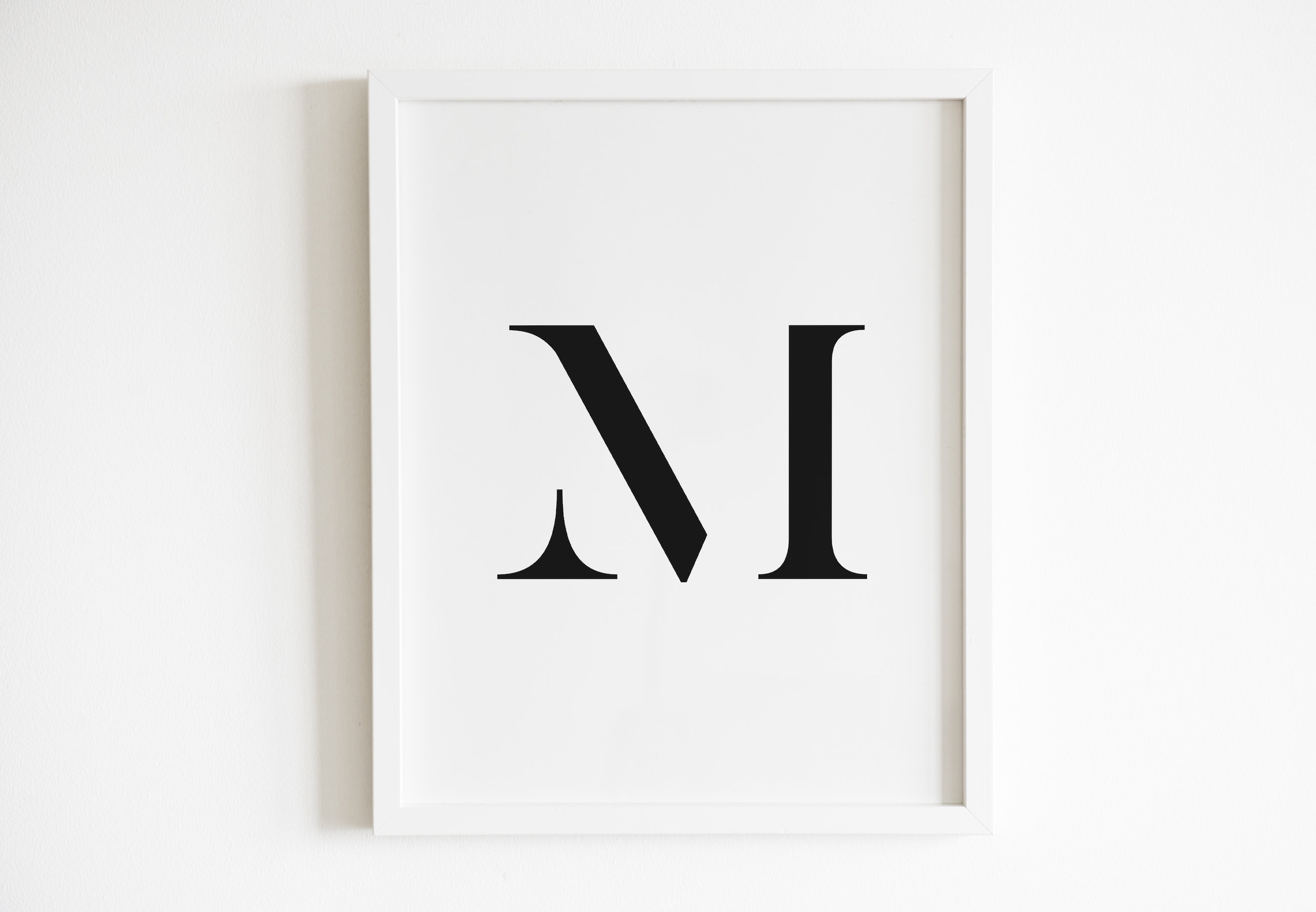 Letter M Wall Art Printable DIGITAL Downloadable - Etsy