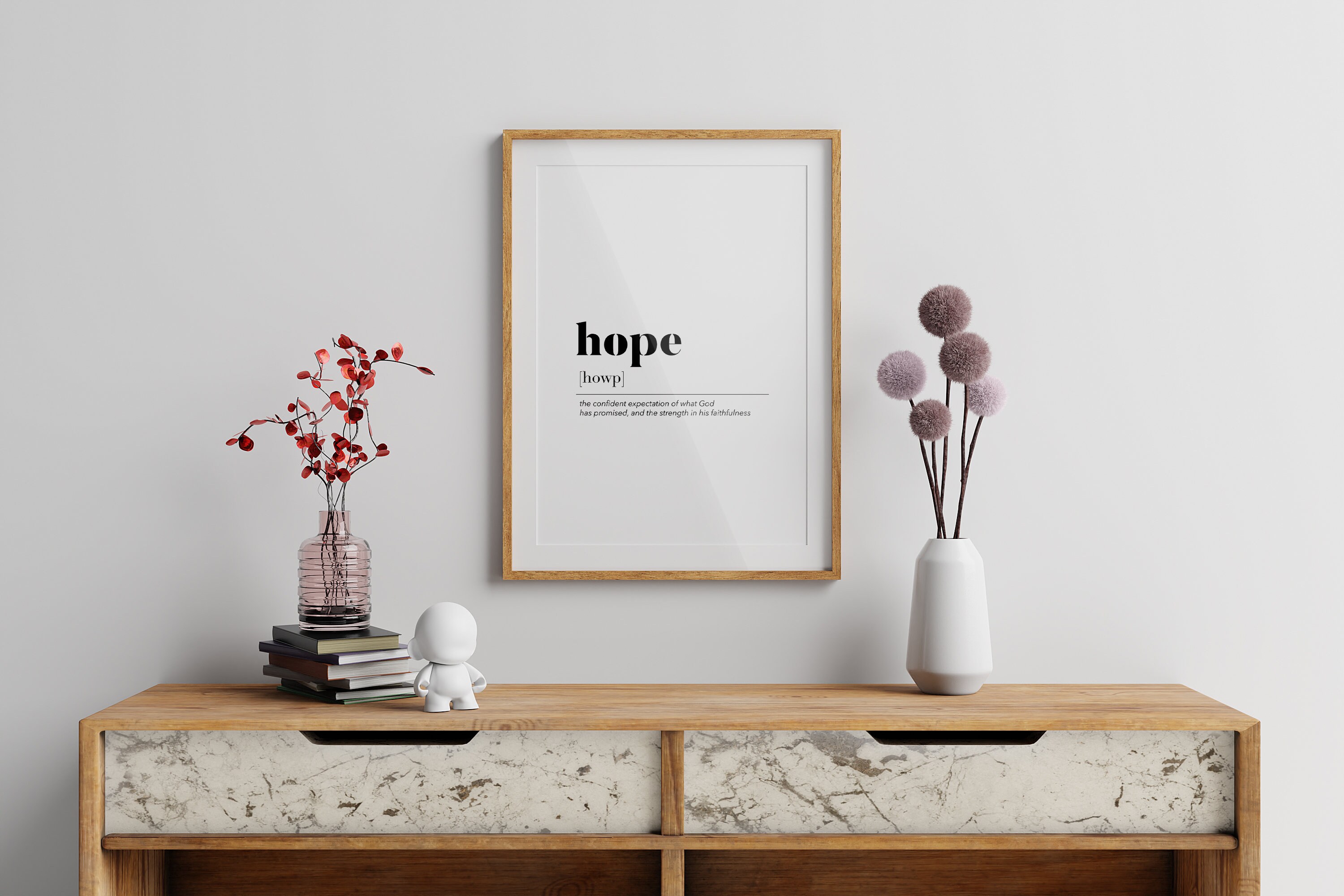 Hope Definition Wall Art Printable DIGITAL Downloadable - Etsy