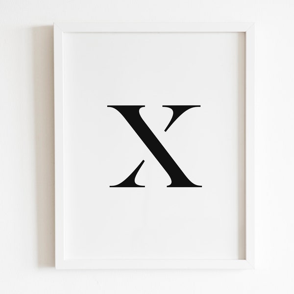 Letter X Art - Etsy