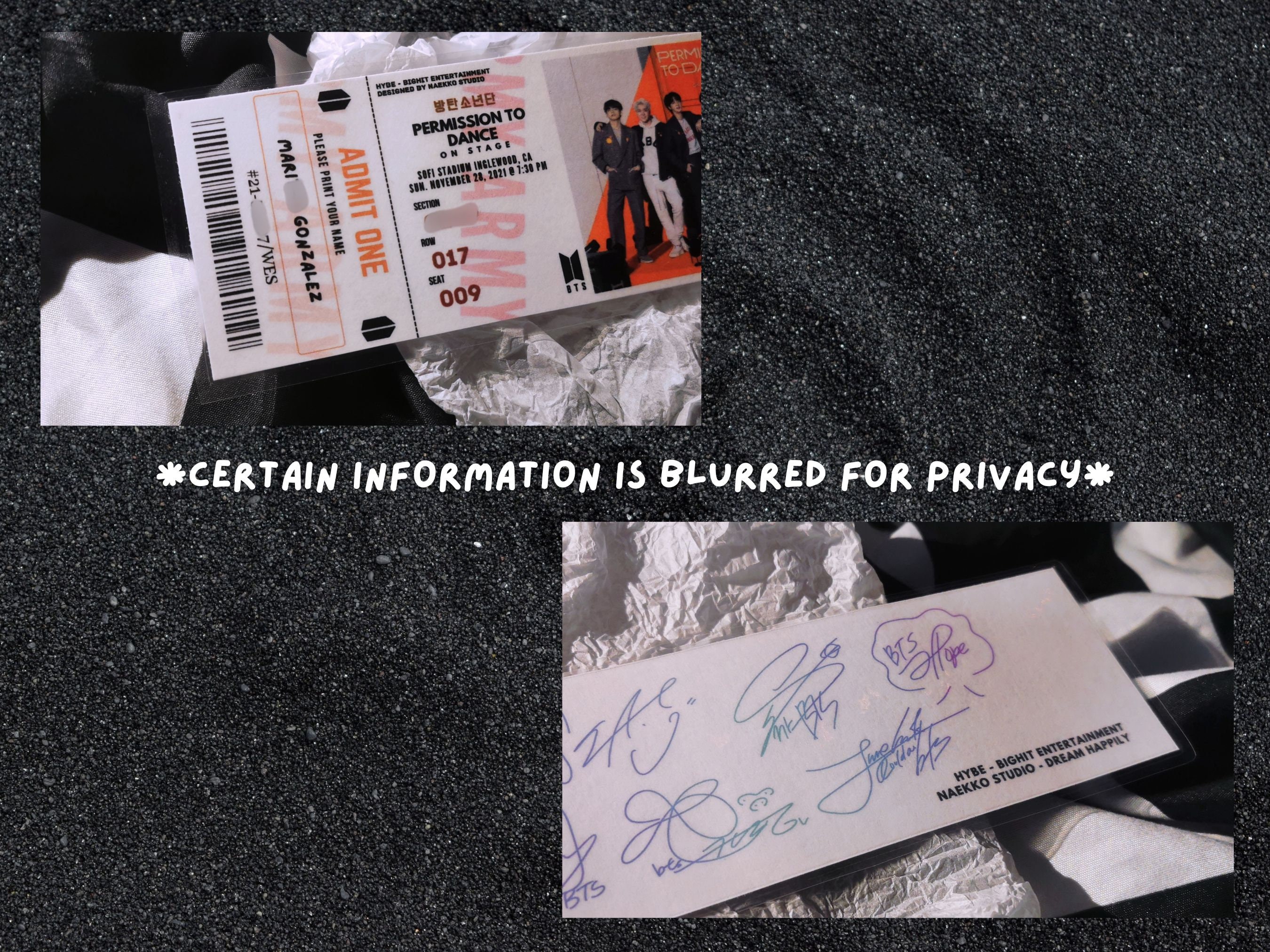 Custom BTS Memorabilia Tour Tickets | Etsy