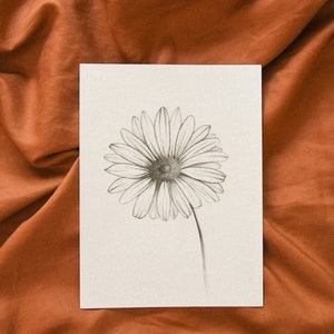 Boho Bedroom Flower Art Drawing Minimalist Boho Decor Line Art Boho ...