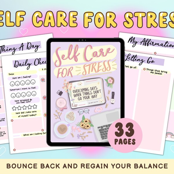 Stress Worksheet - Etsy