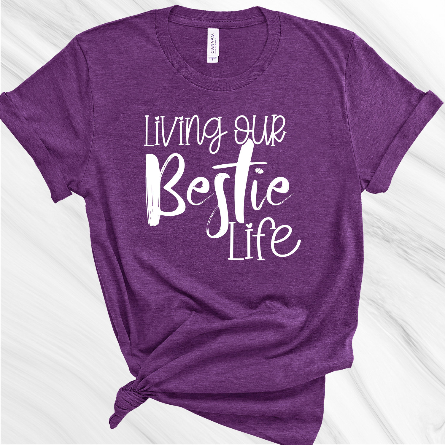 Living Our Bestie Life Shirt, Vacation Shirt, Best Friends Shirt ...