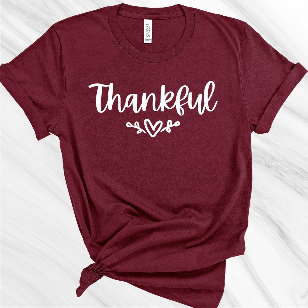 Thankful Shirt, Thanksgiving Shirt, Women's Thanksgiving Shirt, Fall ...