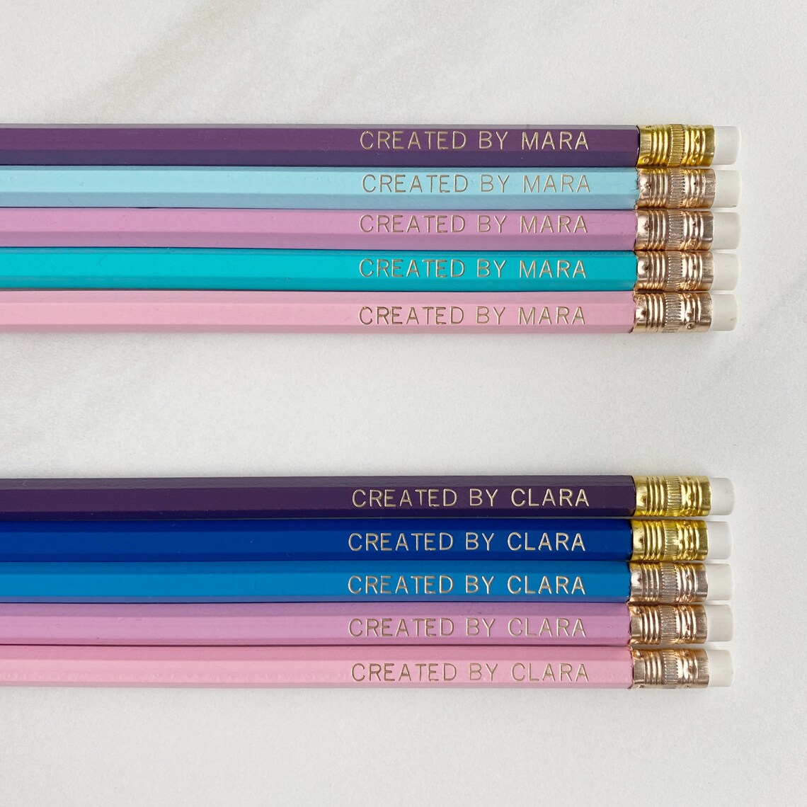 Set of 9 Personalized Pencils Mix & Match Teacher Easter Student Kids ...