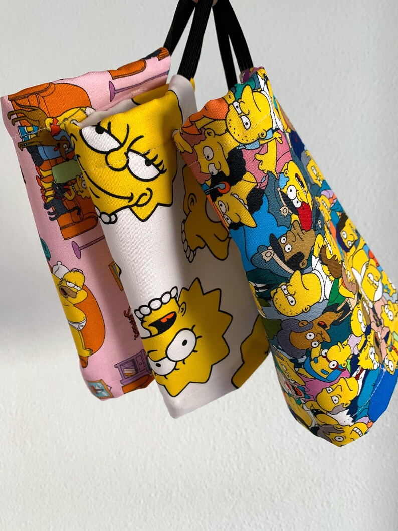 Lisa Simpson Face Mask Machine Washable and Reuseable Homemade | Etsy