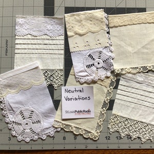 Fabric Flips, Belly Bands and Lace Bundle for Junk Journals - Etsy