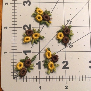 Embroidered Flower Bundle - Etsy