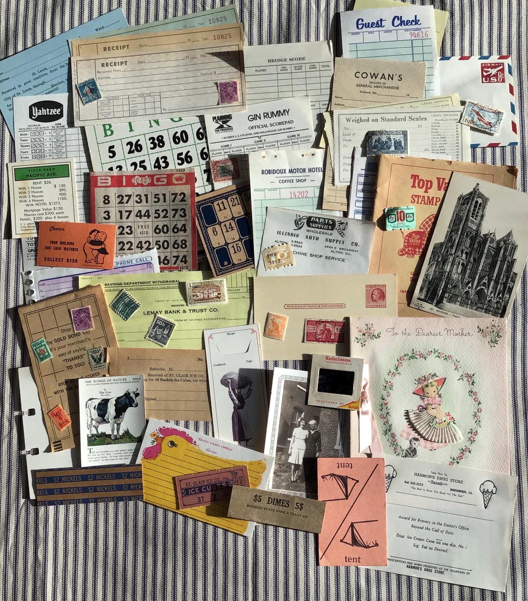 Vintage Paper Ephemera - Etsy